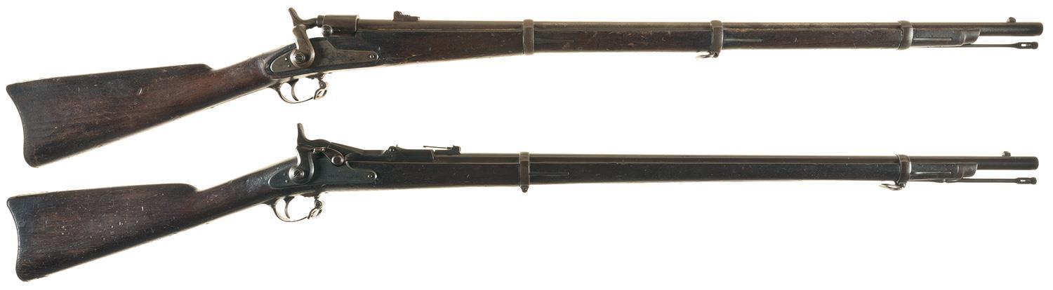 Two U.S. Springfield Breech Loading Rifles