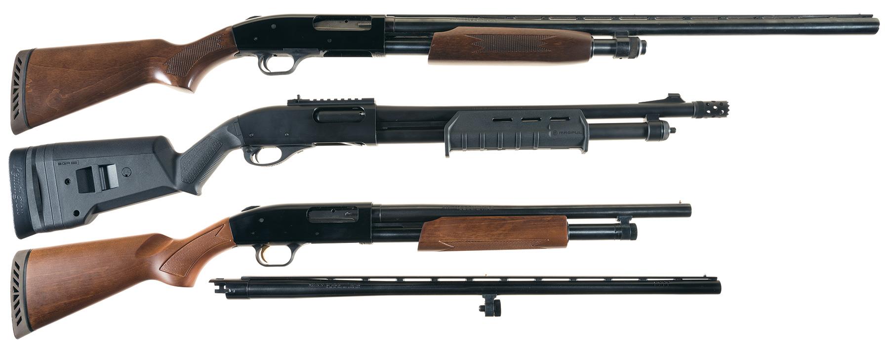 Three Slide Action Shotguns