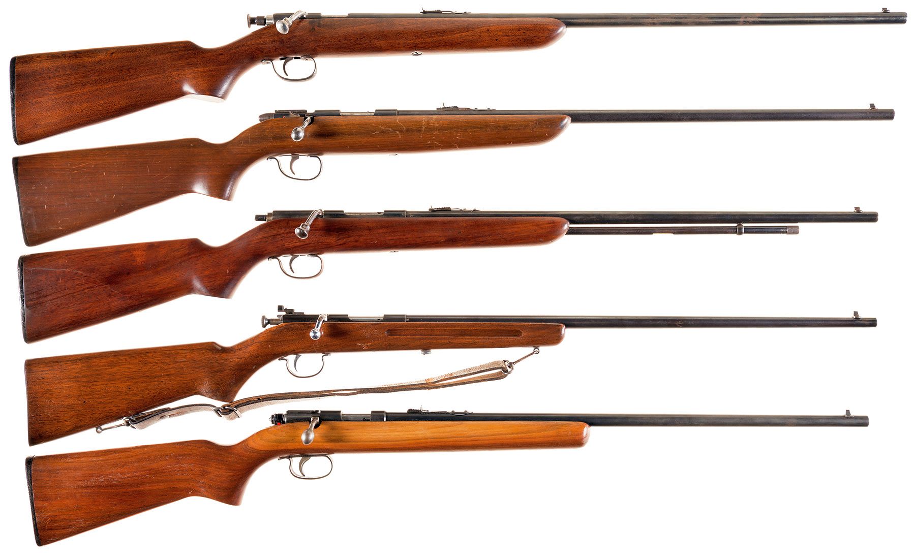 Five Bolt Action Rifles -A) Remington Model 41 Targetmaster Rifl