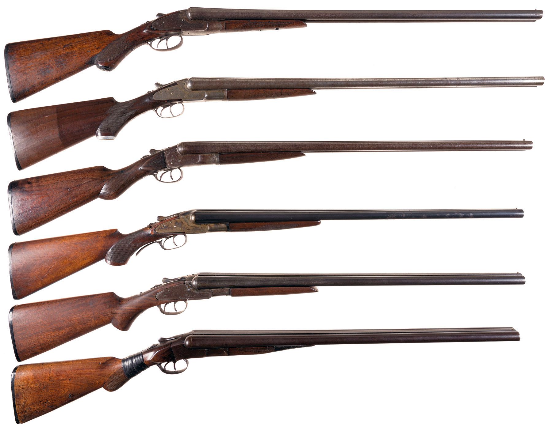 Six Double Barrel Shotguns -A) American Gun Co. Knickerbocker Sh