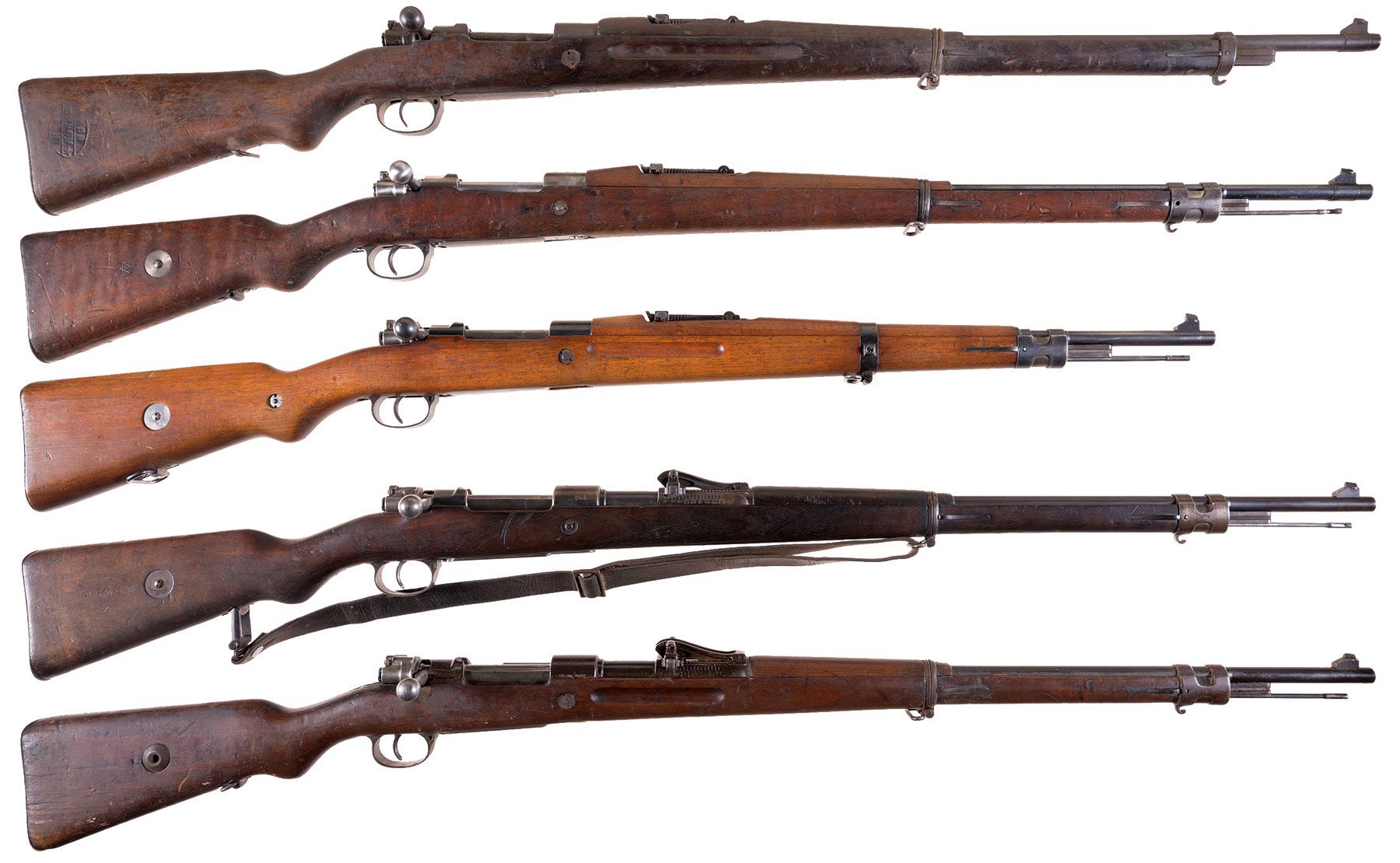 Five Military Bolt Action Longarms -A) Chinese Model 1907 Mauser
