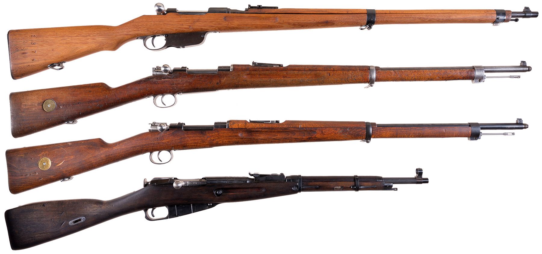 Four Bolt Action Military Longarms -A) Steyr M95 Straight Pull R