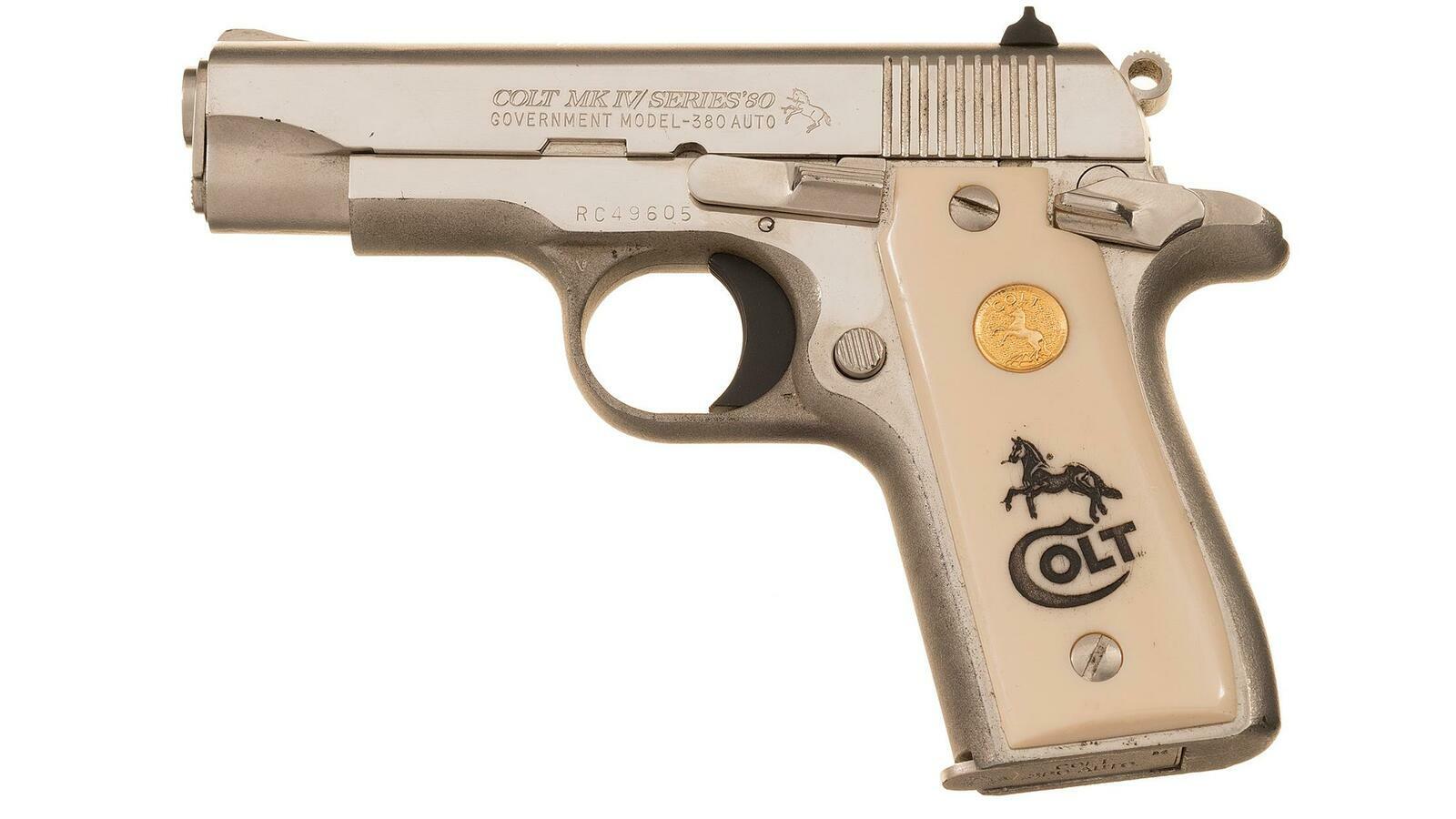 Colt Mk IV Series 80 Government Model .380 Semi-Automatic Pistol