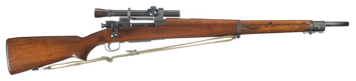 U.S. Smith-Corona 1903A3 Sniper Rifle with Scope and Sling