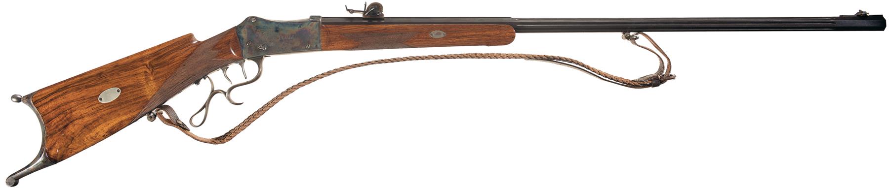 Excellent Swiss Martini Style Single Shot Schuetzen Rifle