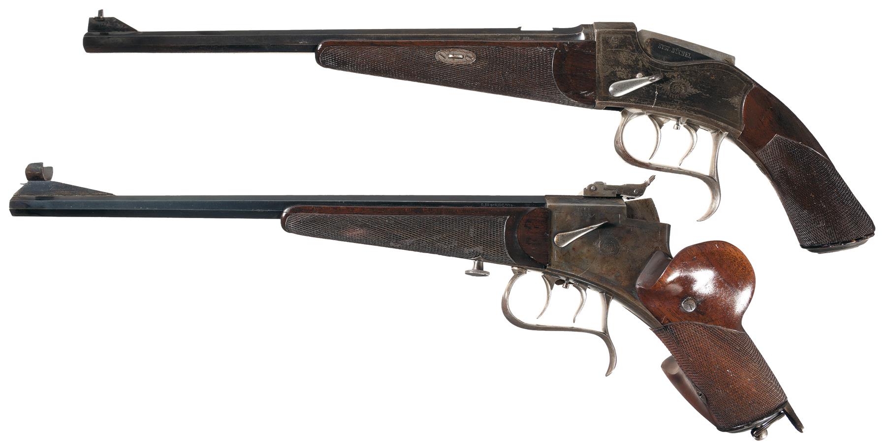 Two German Single Shot Target Pistols