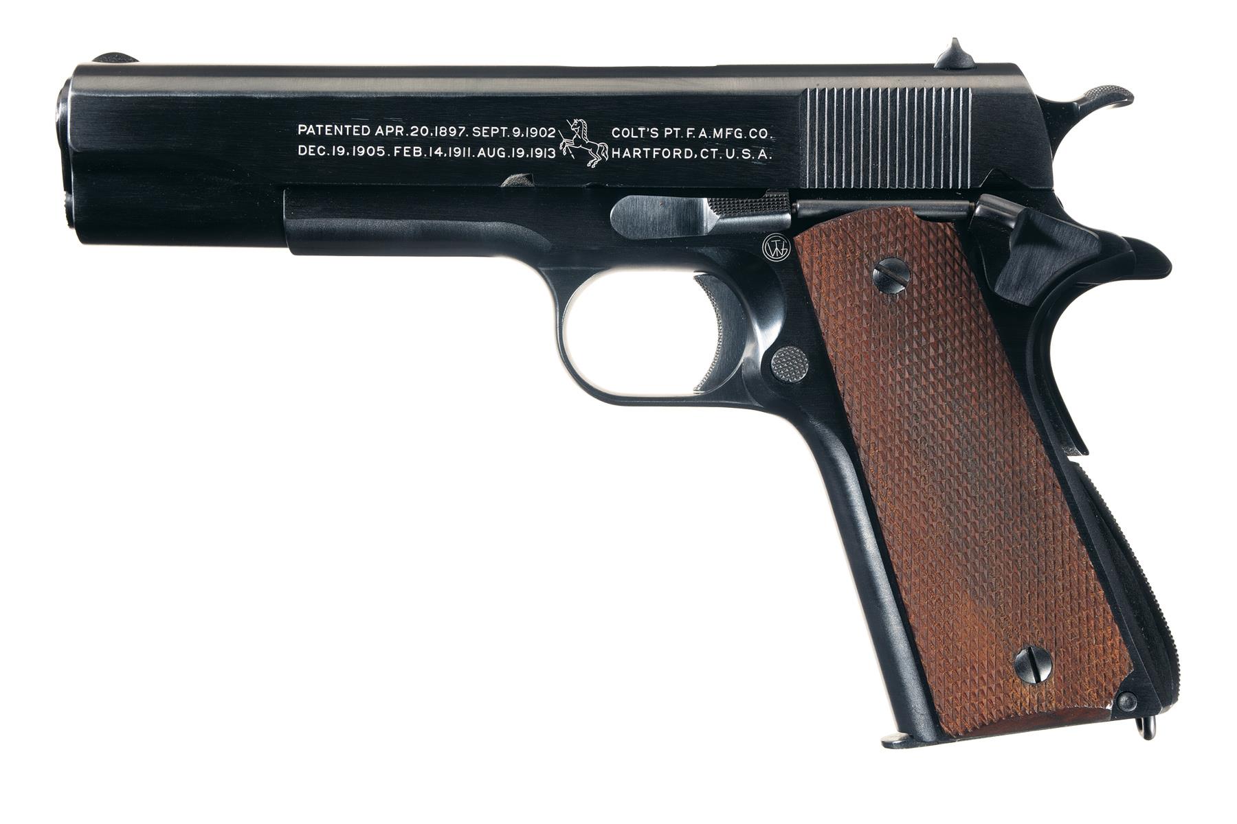 Colt 1924 Transitional Model 1911 Semi-Automatic Pistol