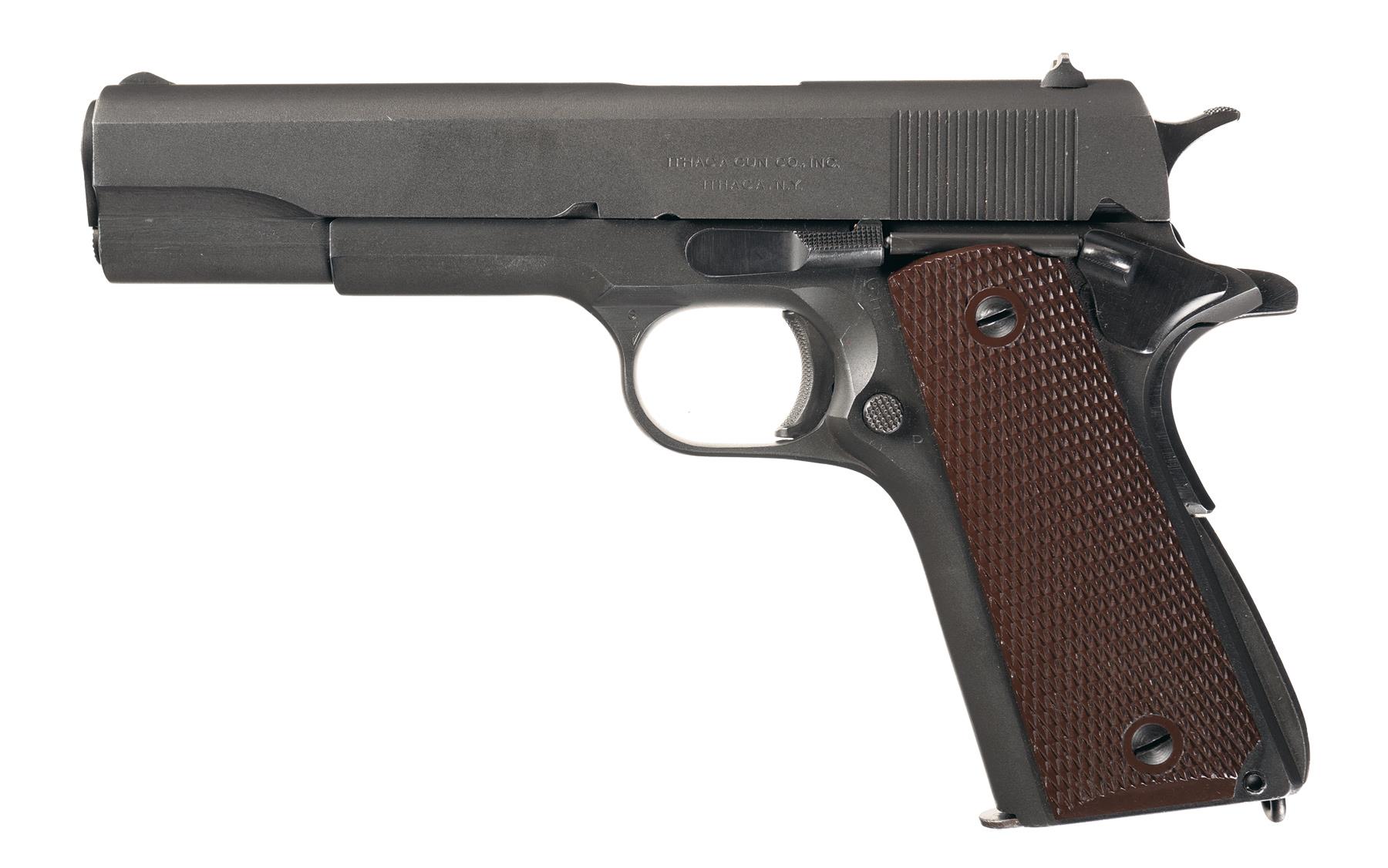 Colt Model 1911A1 Semi-Automatic Pistol with Ithaca Slide