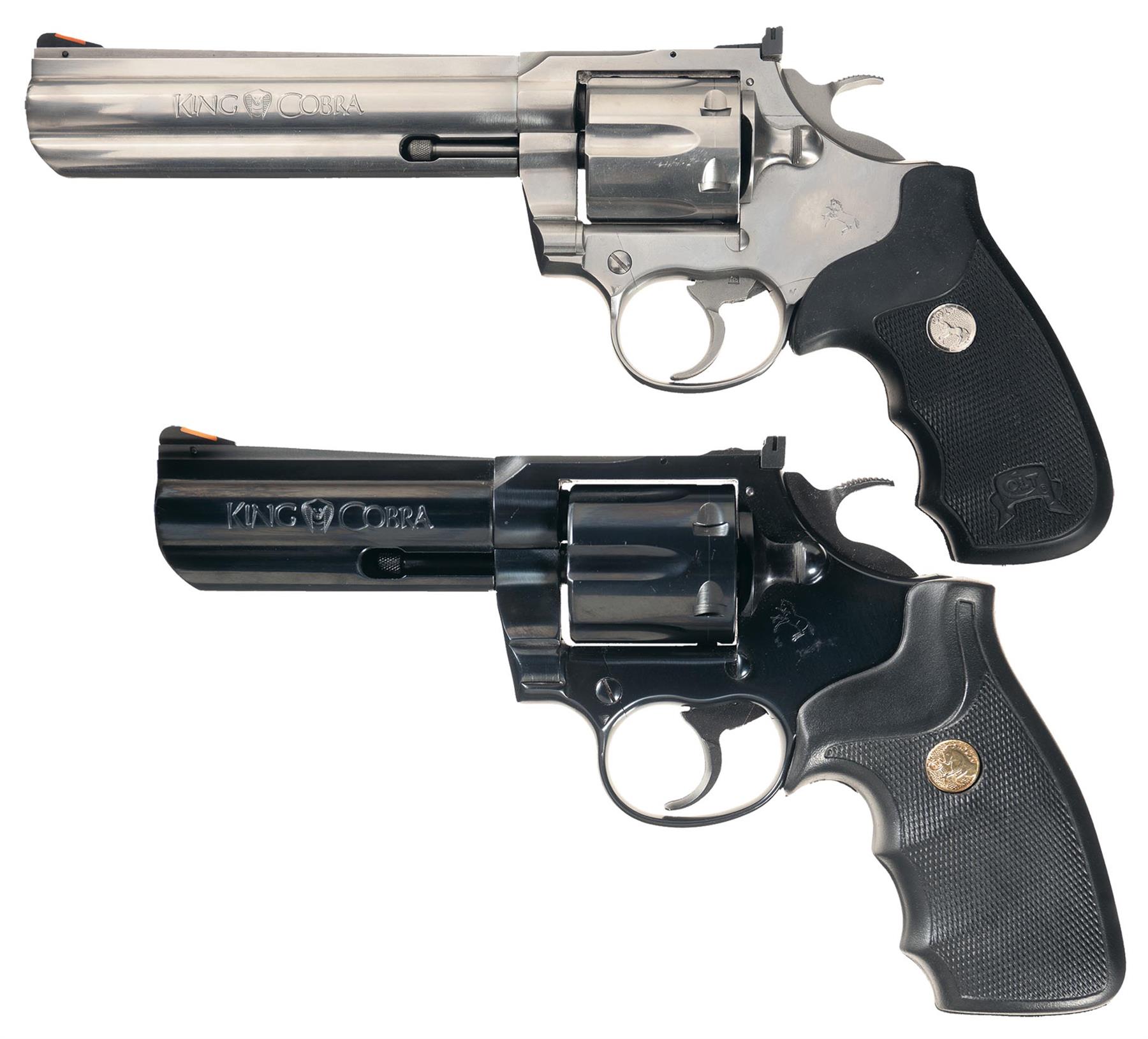 Two Colt King Cobra DA Revolvers