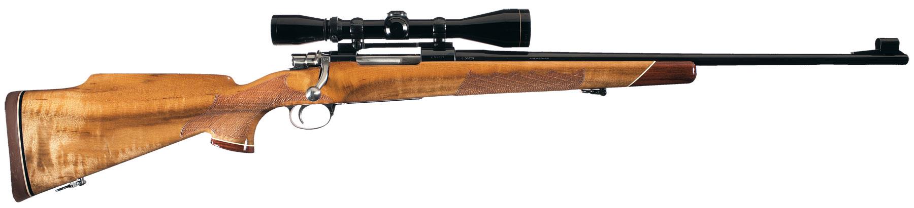Custom Herters Bolt Action Rifle with Leupold Scope