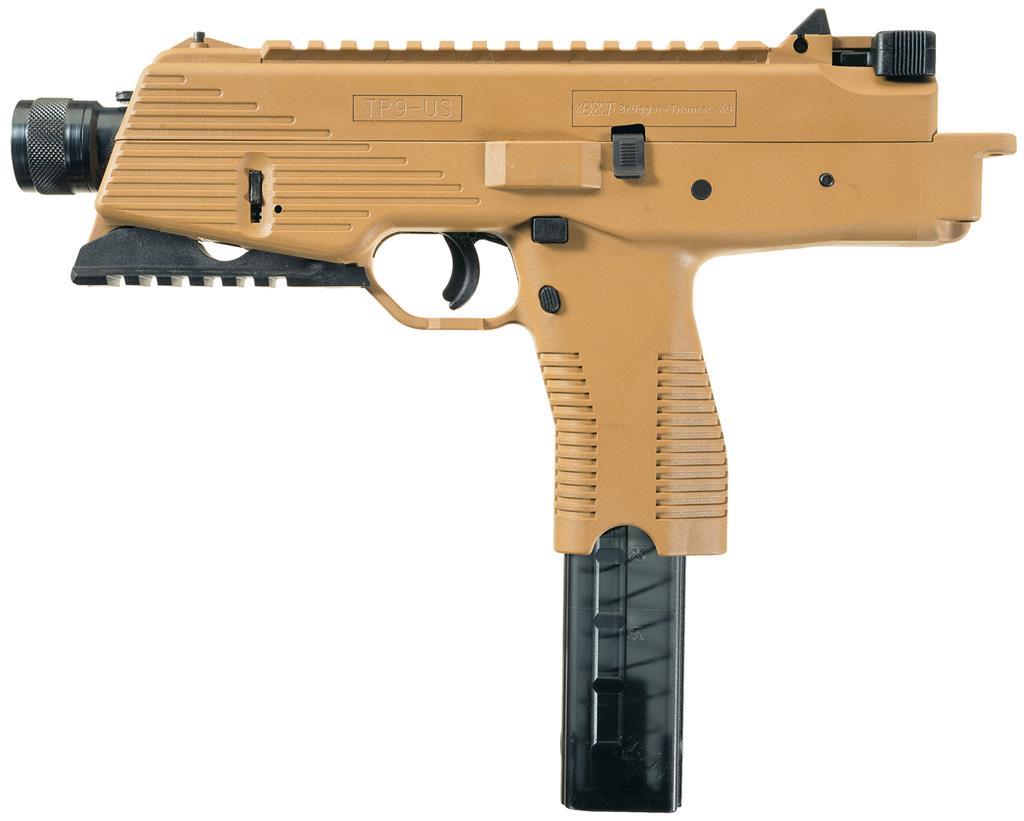 Brugger & Thomet TP-9 Semi-Automatic Pistol with Case