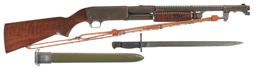 Ithaca Model 37 D.S. Police Special Slide Action Trench Style Sh