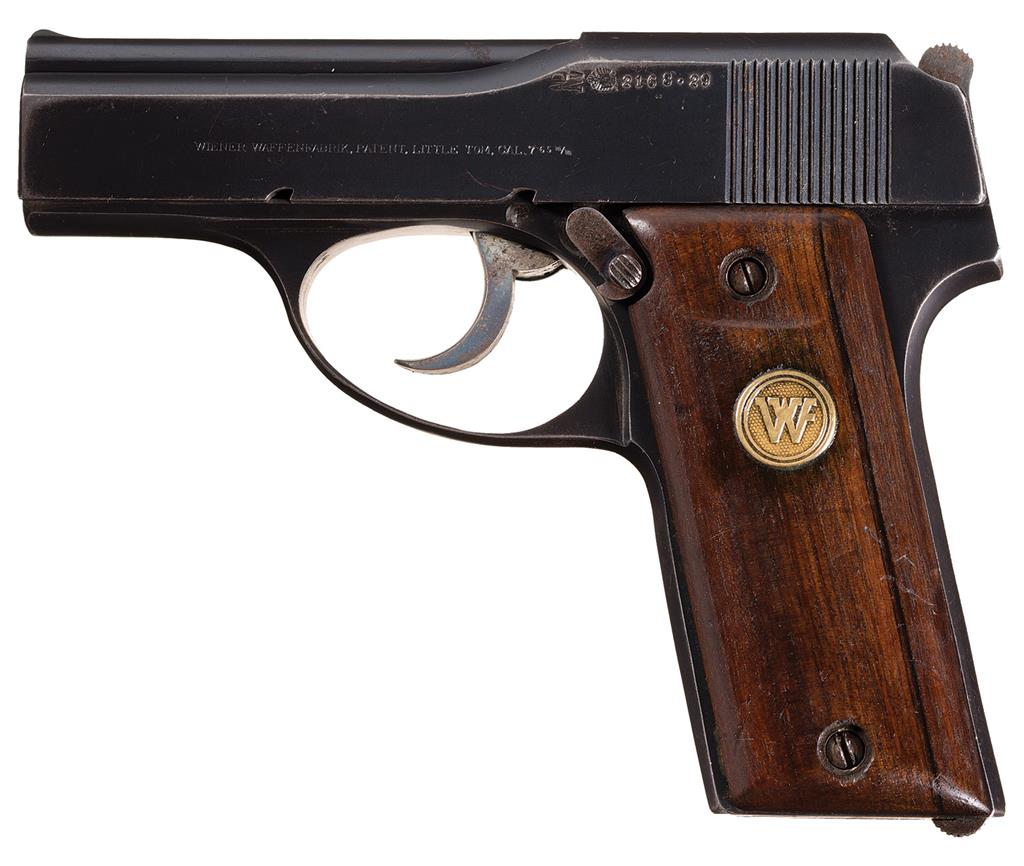 Wiener Waffenfabrik Little Tom Pistol 7.65 mm auto