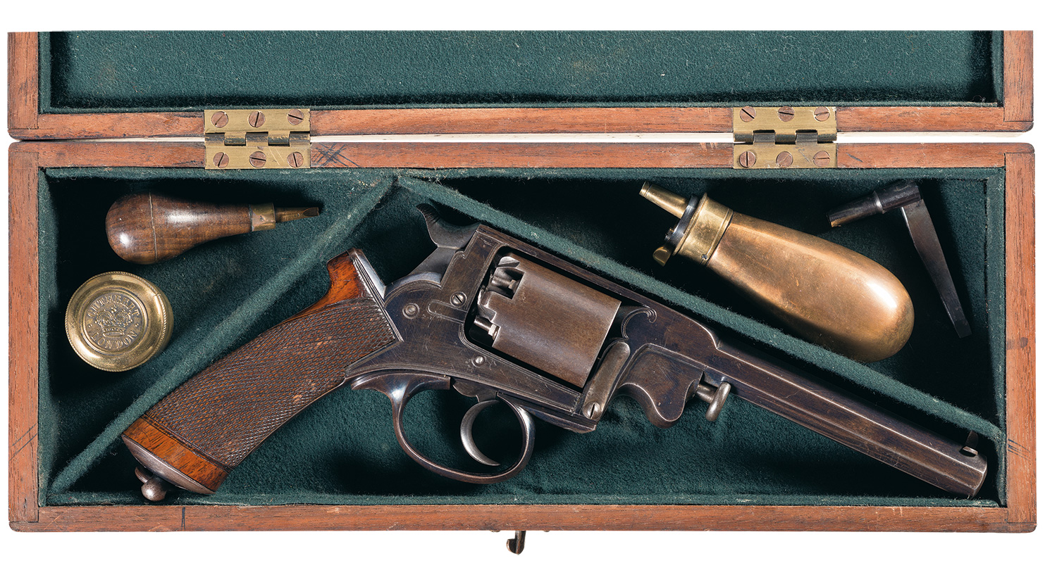 Deane Adams & Deane Double Action Revolver with Accessories