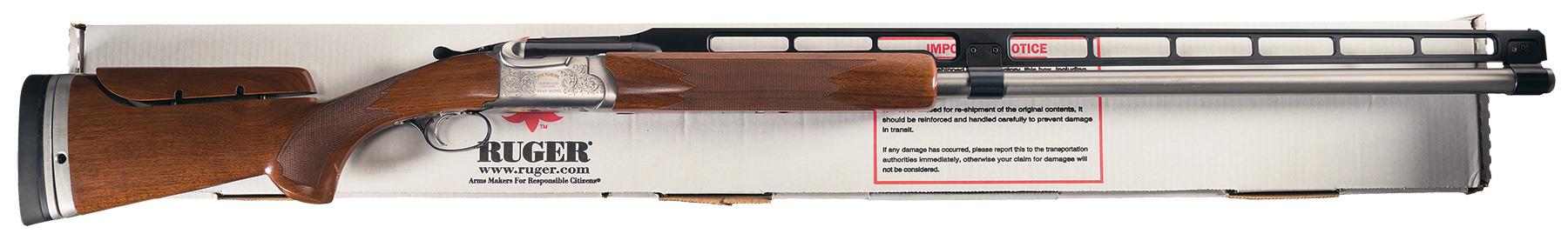 Ruger Trap Model Red Label Single Barrel Shotgun with Box