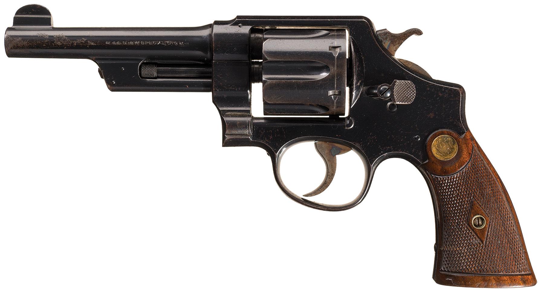 Smith & Wesson First Model 44 Hand Ejector Triple Lock DA