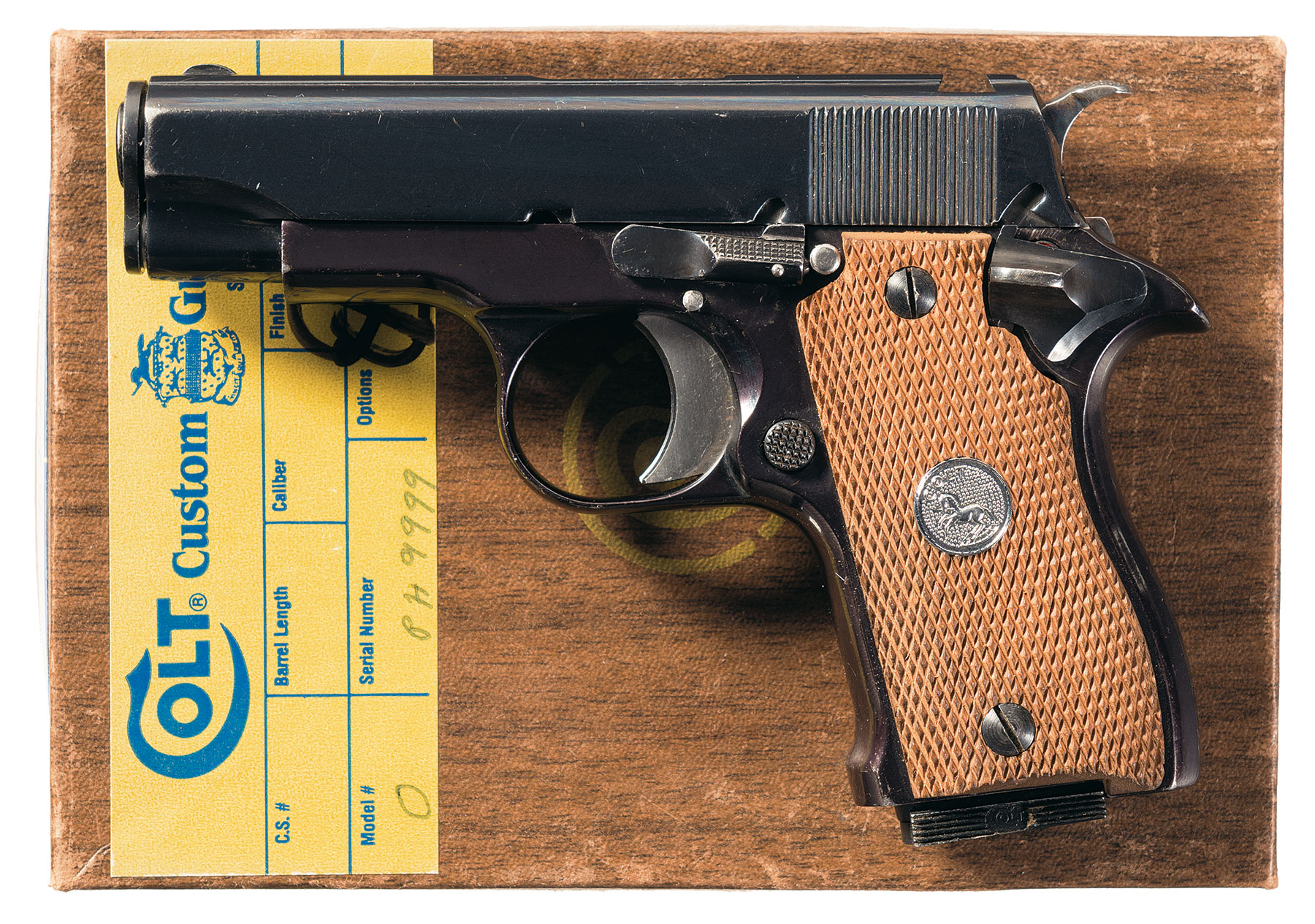 Documented Colt Experimental Pony Style Semi-Atuomatic Pistol