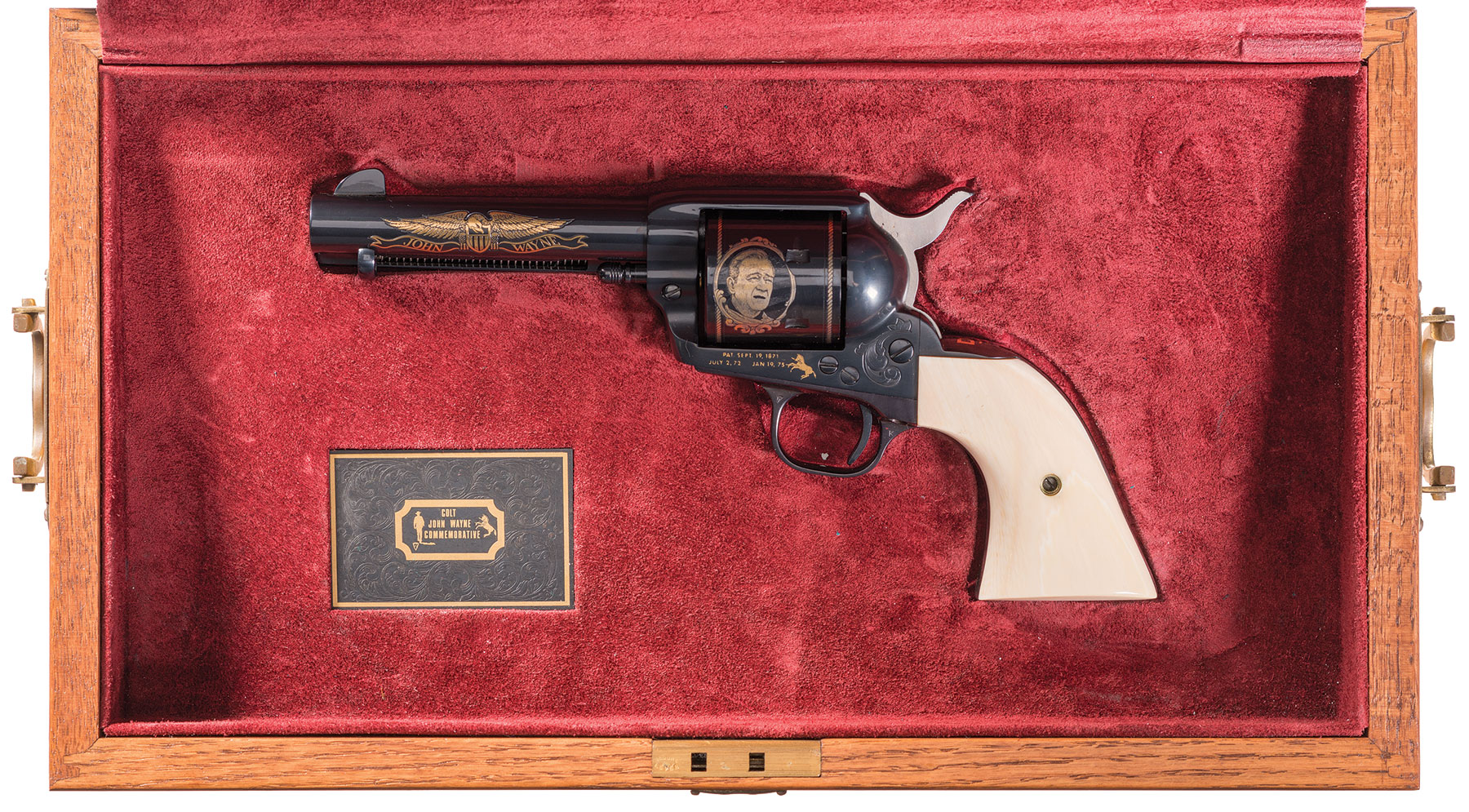 Cased John Wayne Commemorative Colt Single Action Army Revolver