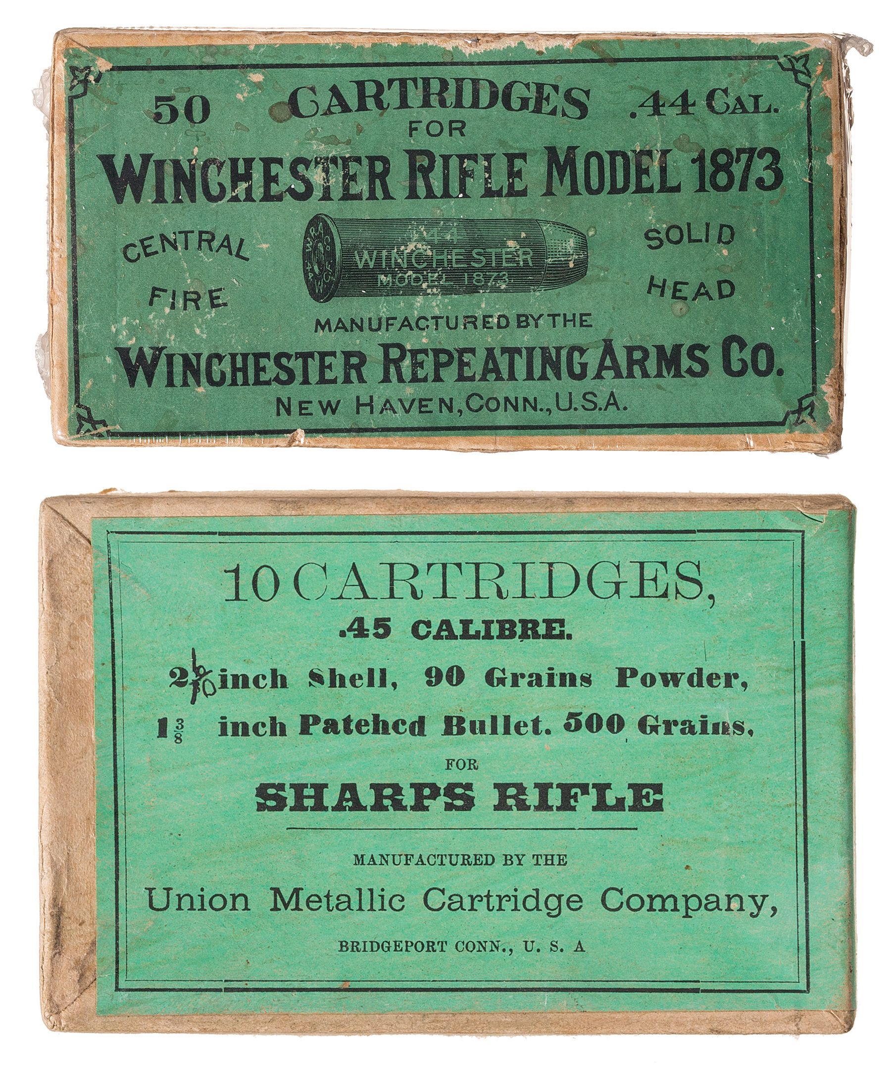 Two Boxes of Antique Rifle Ammunition