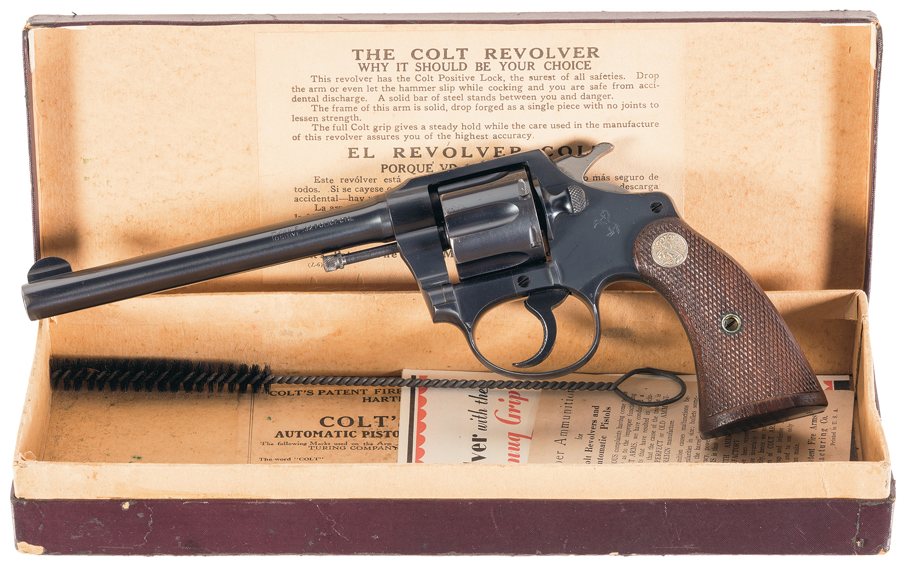 Colt Police Positive .32 Revolver on a .38 Frame with Box