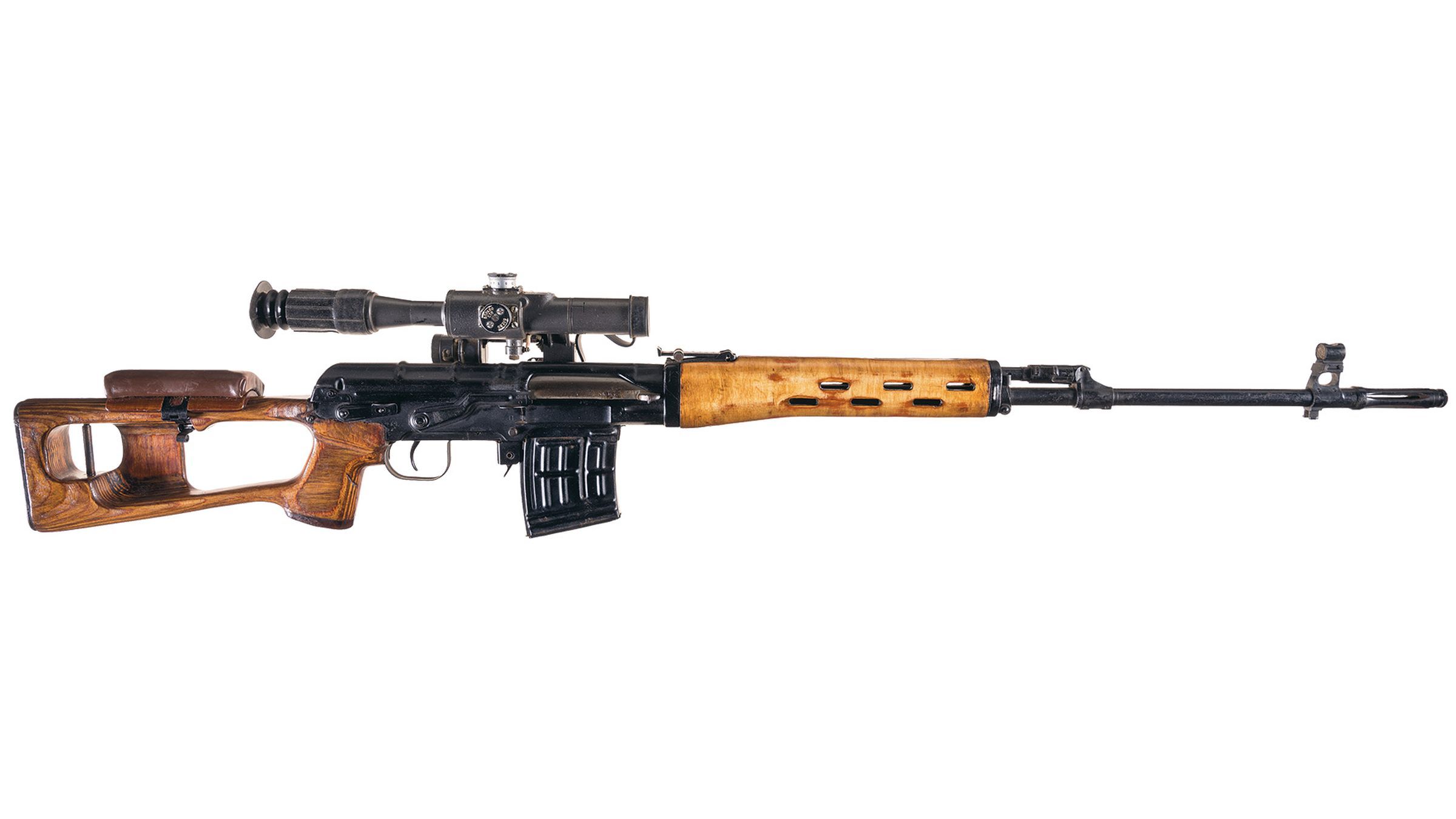 Ishevsk SVD Dragunov Sniper Rifle, w/ PSO1 & NSP3 Scopes Ishevsk SVD Dragunov Sniper Rifle, w/ PSO1 & NSP3 Scopes
