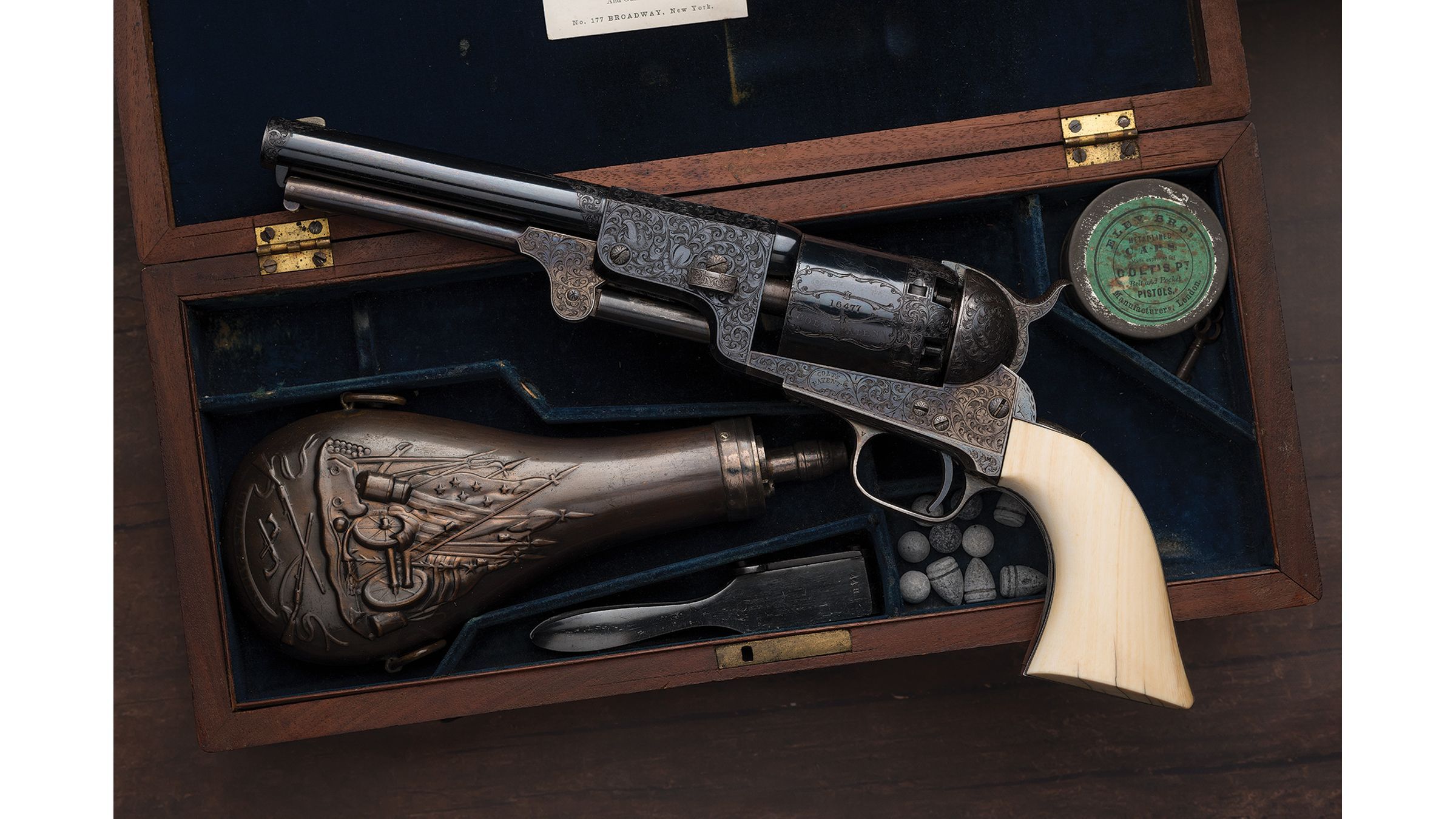 G. Young Engraved Colt Millikin Dragoon Revolver