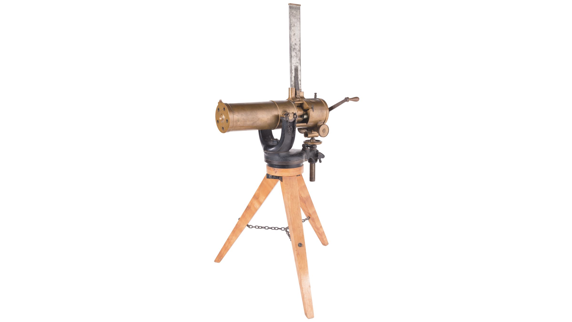 Colt Model 1877 'Bulldog' Gatling Gun with Tripod