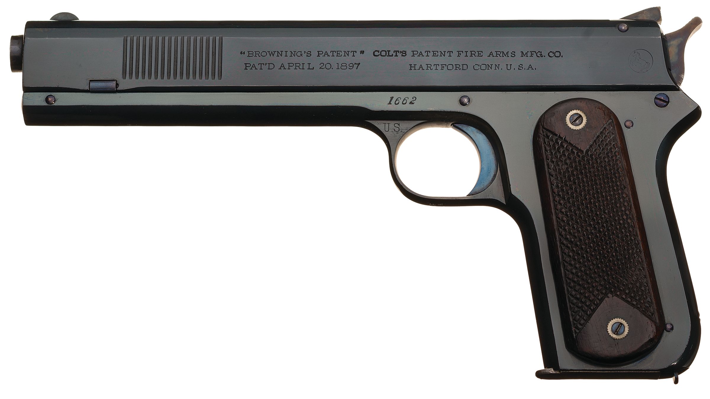 US Marked 'Second Contract' Colt Model 1900 Sight Safety Pistol