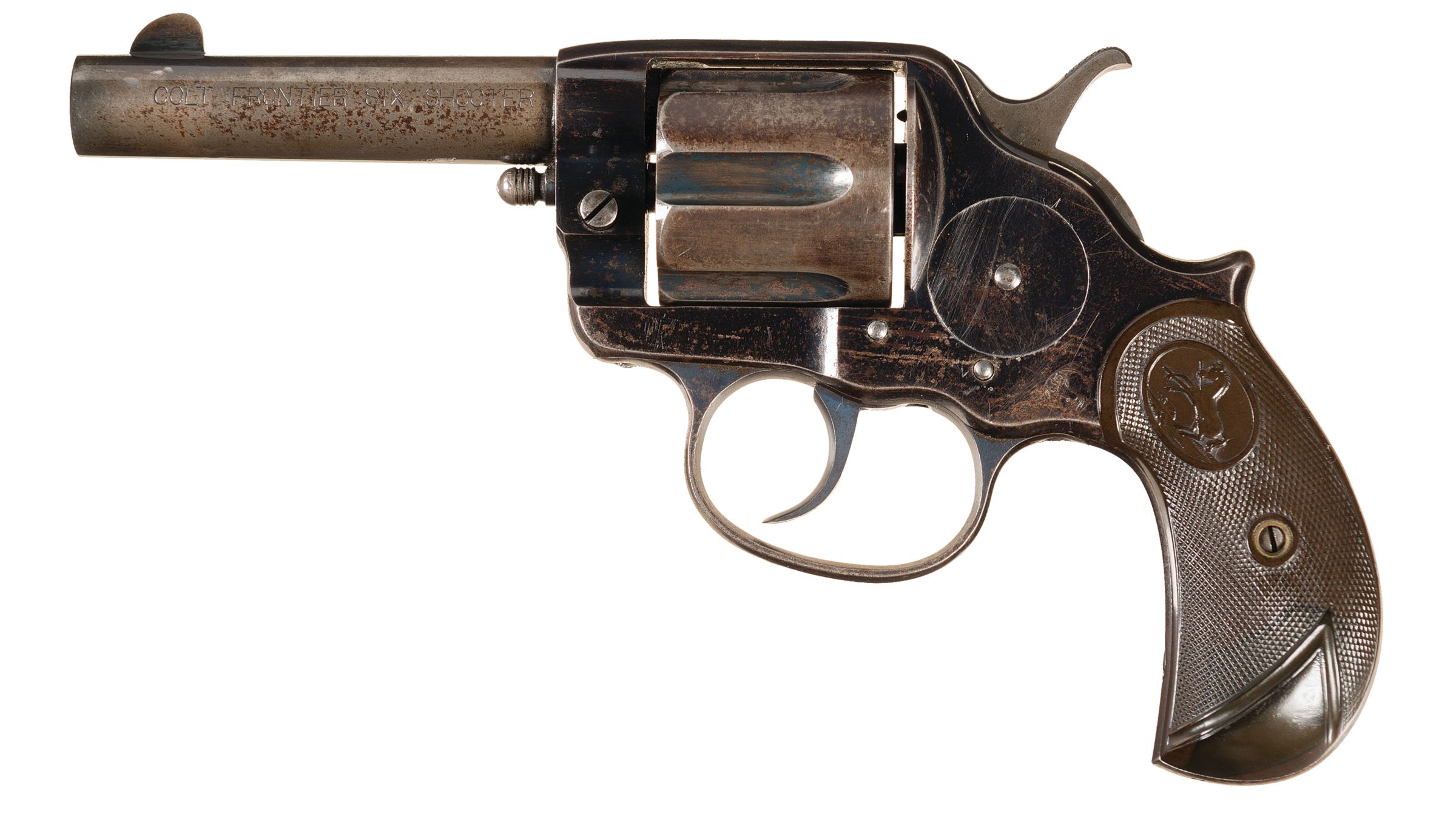 Antique Colt Sheriff's Model 1878 Frontier Six Shooter Revolver