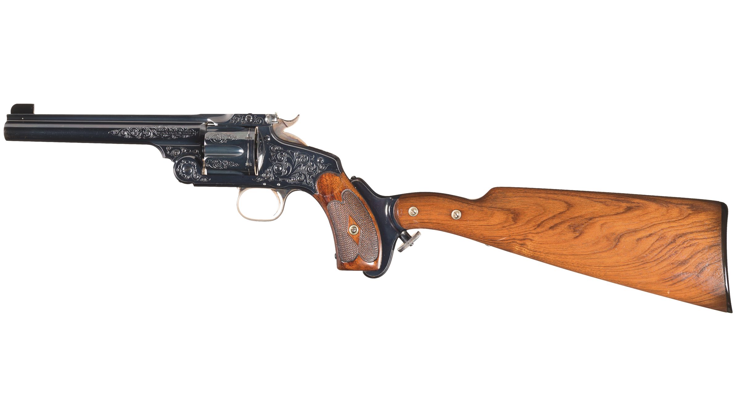 Factory Engraved S&W New Model No. 3 Target Revolver, Stock