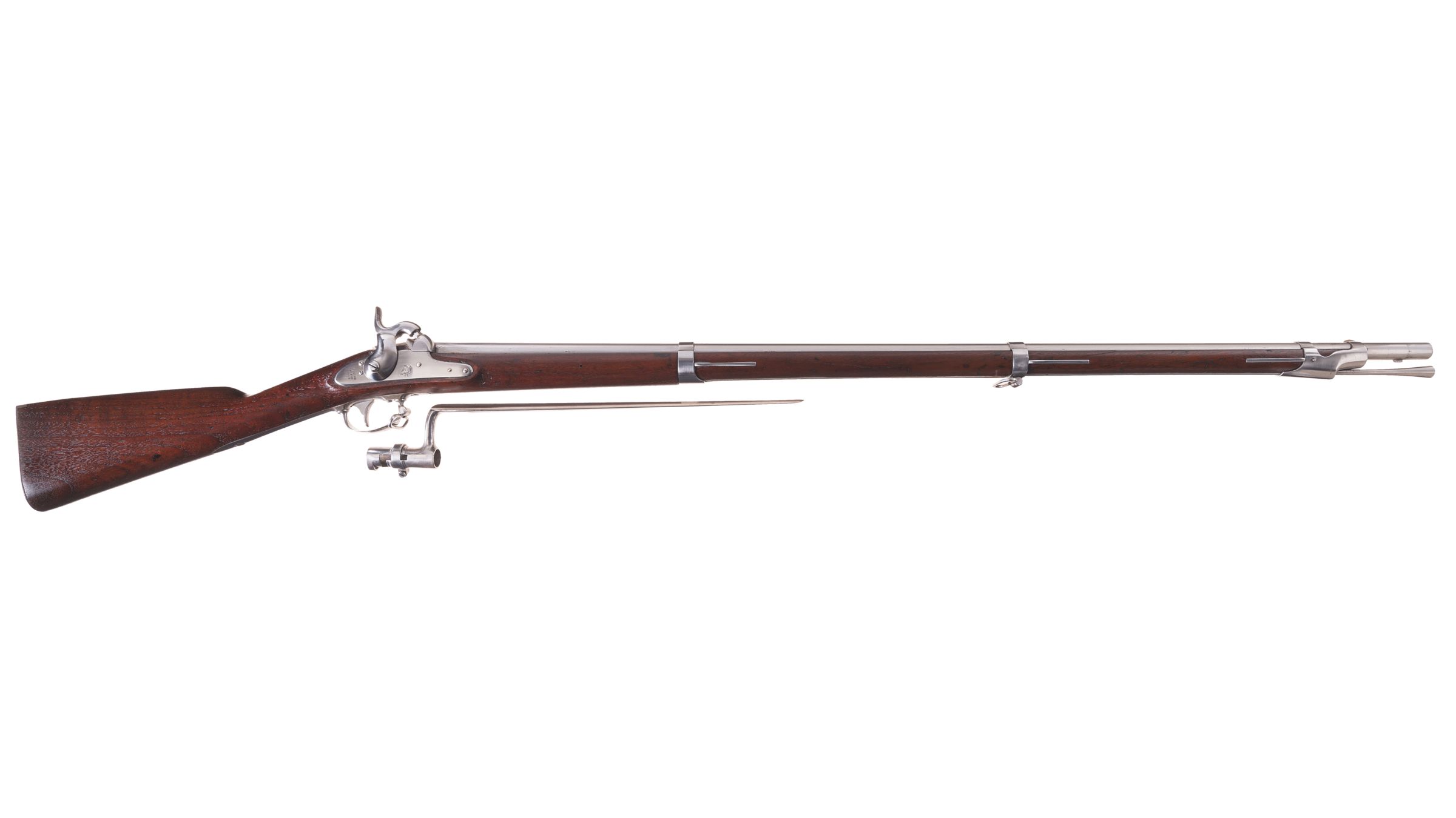 Scarce U.S. Springfield Model 1851 Cadet Musket with Bayonet