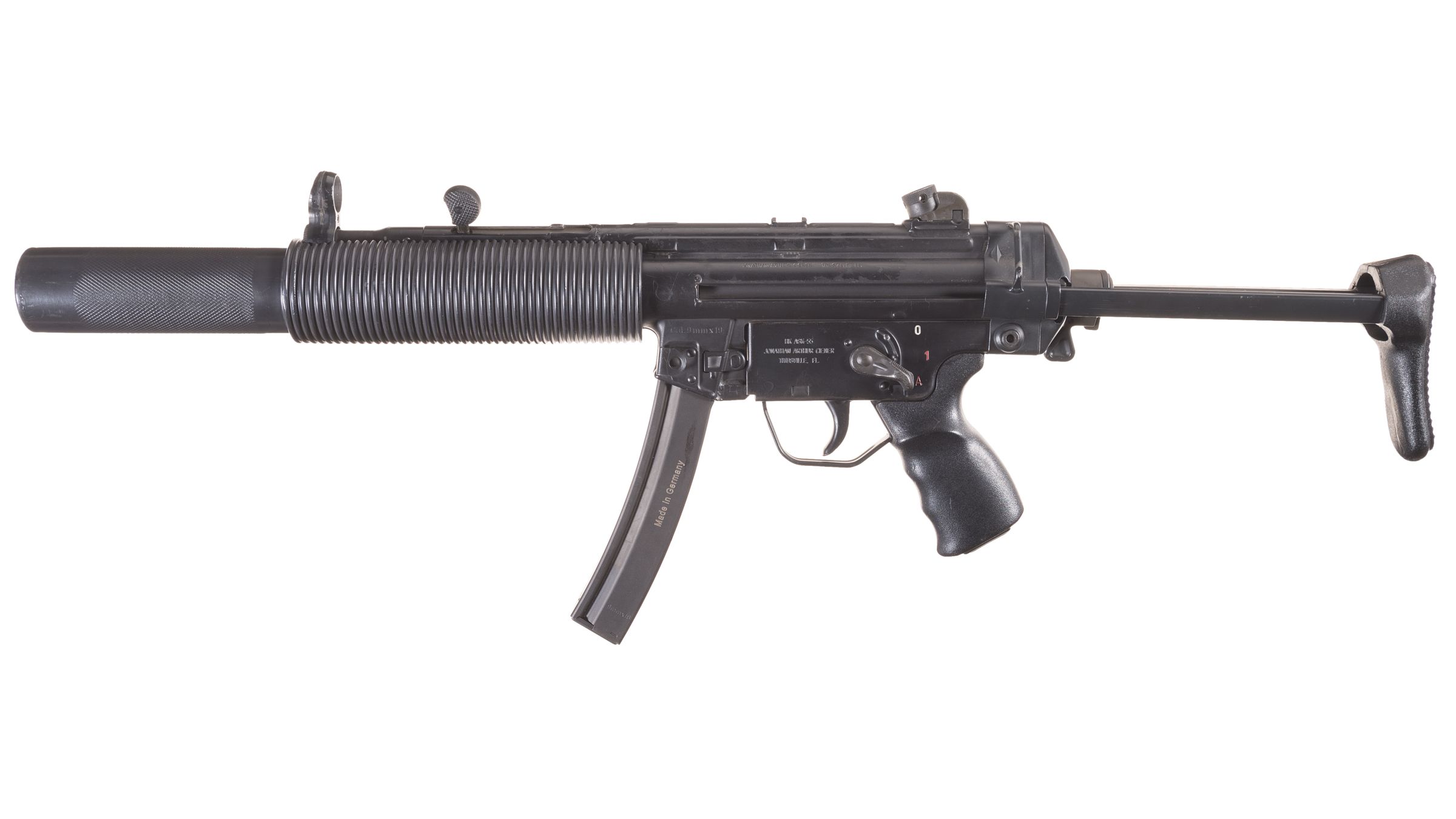 Fully Automatic Integrally Suppressed HK94 Short Barrel Rifle