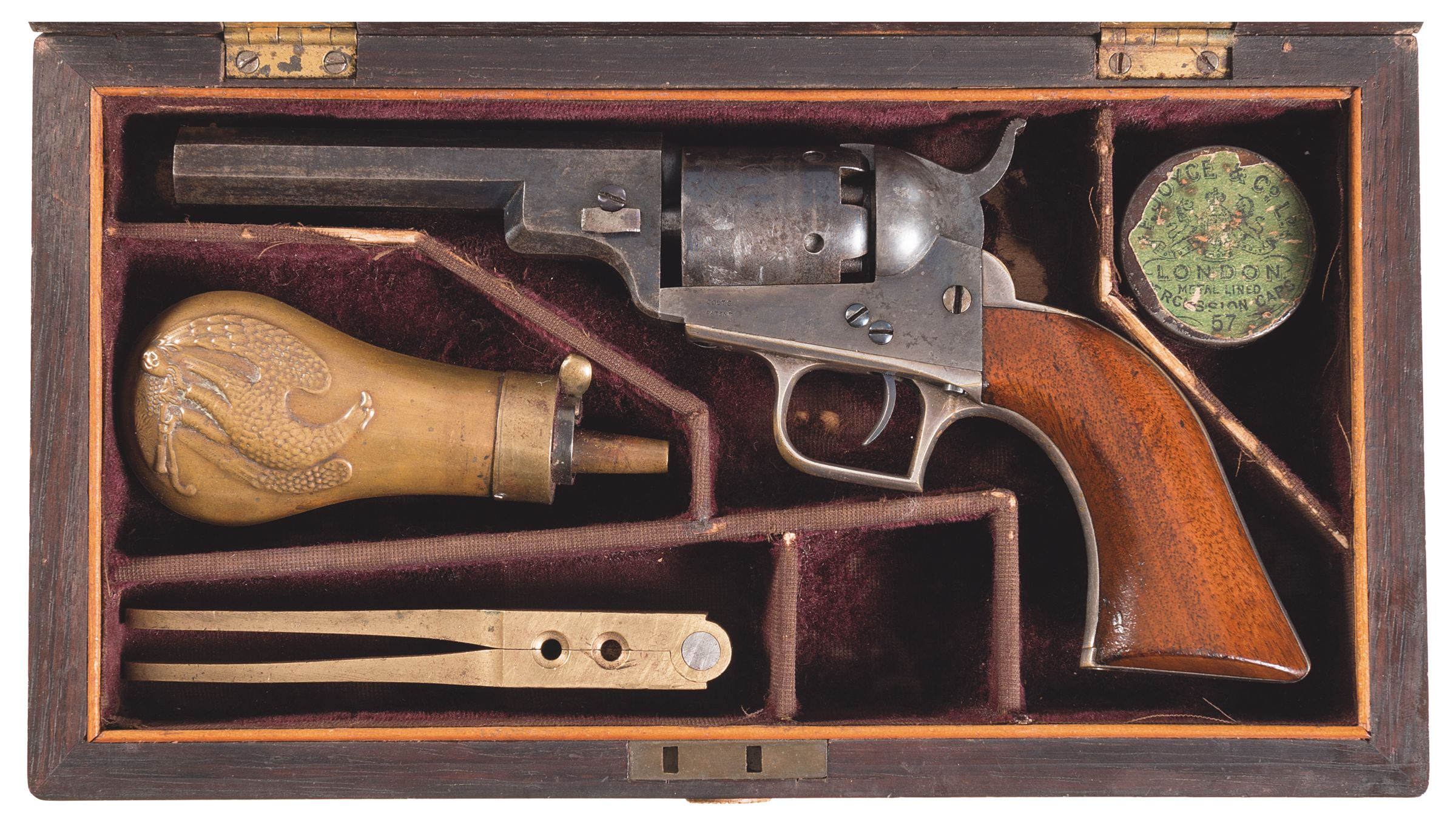 Cased Colt Baby Dragoon Percussion Revolver